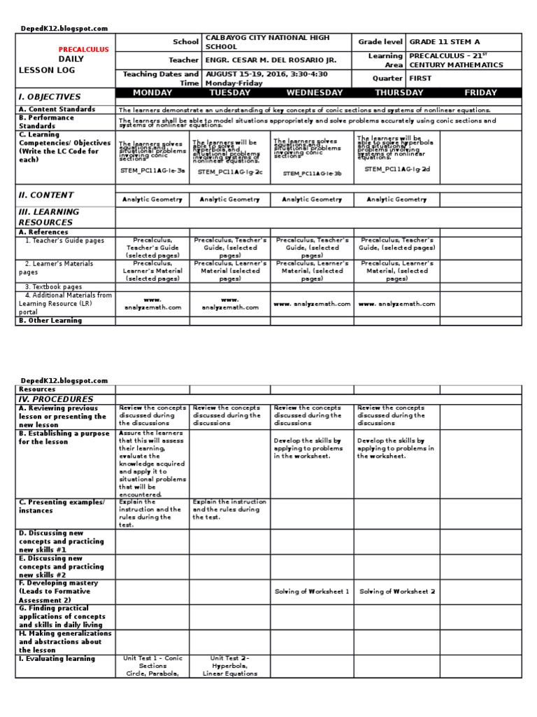 Precalculus DLL | PDF | Learning | Cognitive Science
