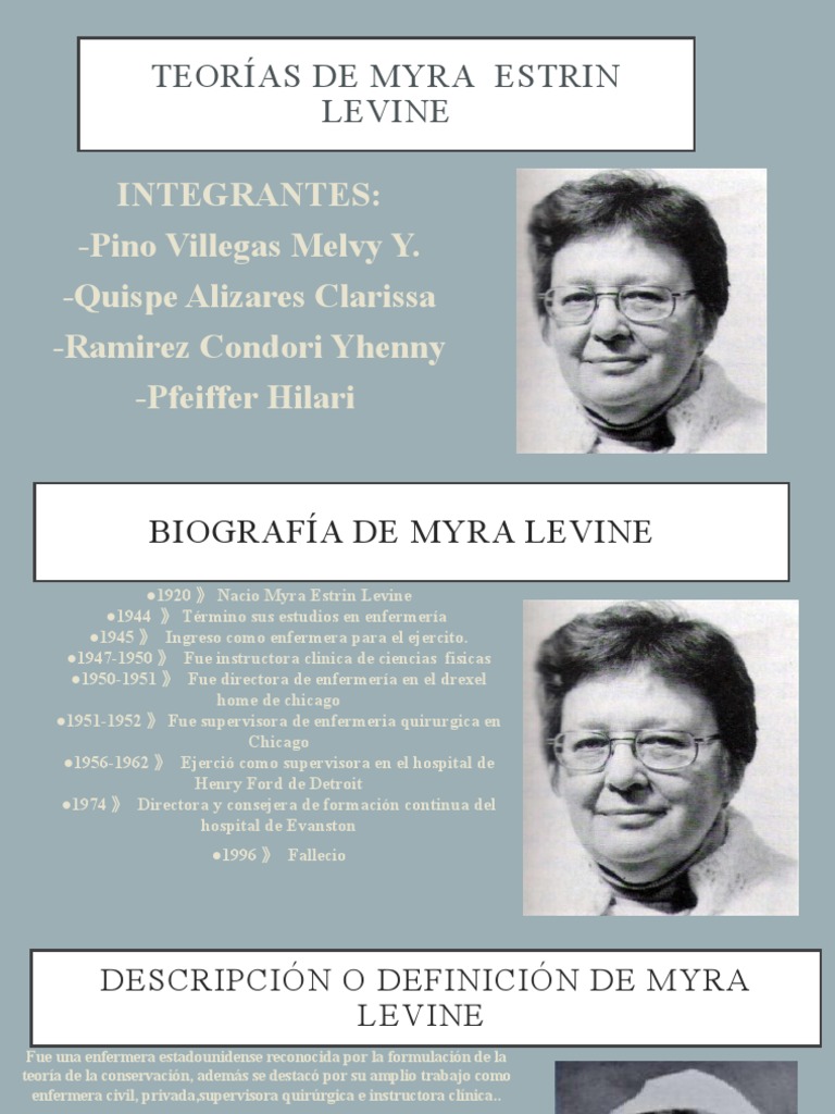 Myra Estrin Levine-1 | PDF | Enfermería | Medicina de rehabilitación