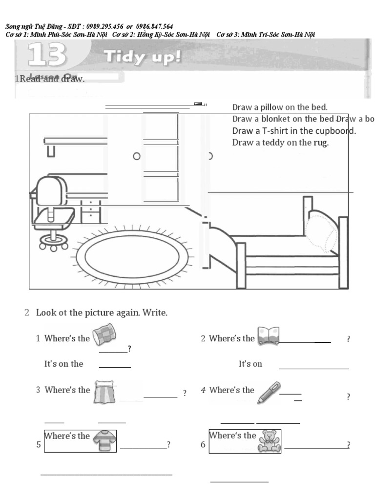 Unit 13. Tidy Up! | Download Free PDF | Furniture