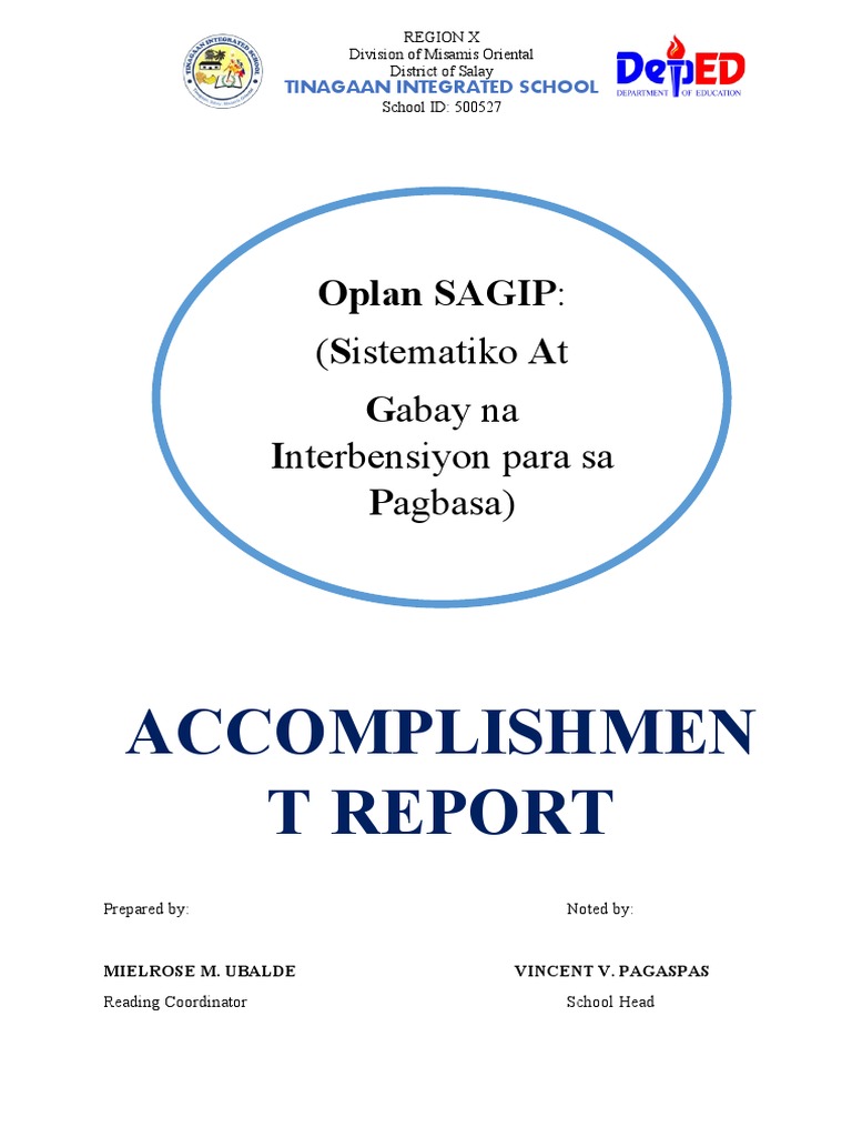 Oplan SAGIP: Reading Program Success | PDF | Cognition | Cognitive Science