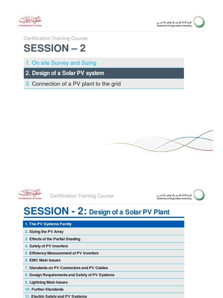 Design of A Solar PV System | PDF | Photovoltaic System | Photovoltaics