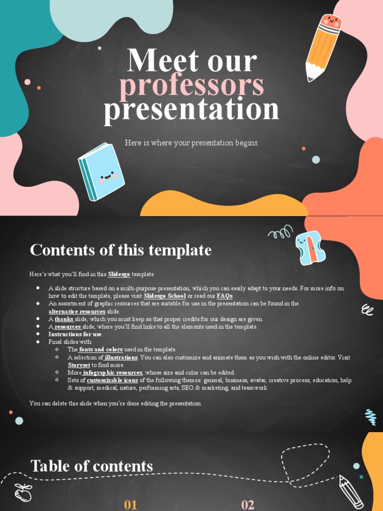 Meet Our Professors - by Slidesgo | PDF | Planets | Solar System