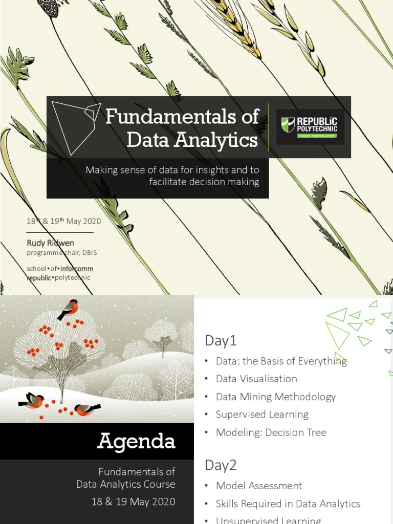 RP-Fundamentals of Data Analytics | PDF