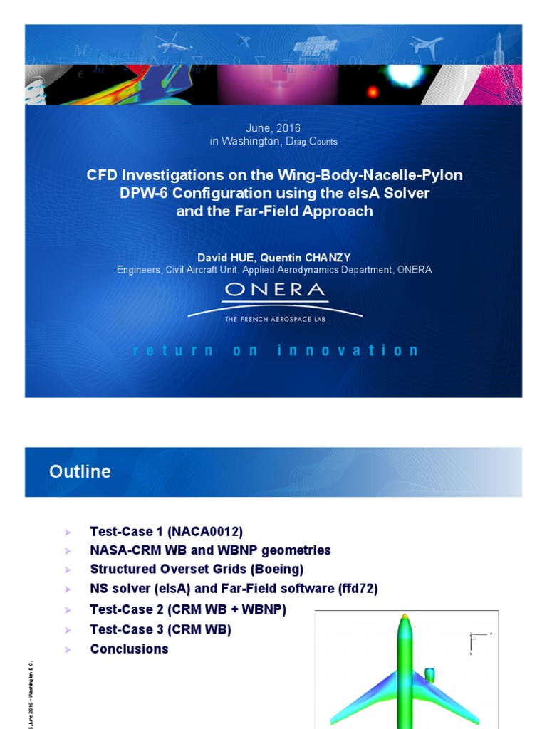 CFD Analysis of NASA-CRM Drag Increment | PDF | Computational Fluid Dynamics | Drag (Physics)