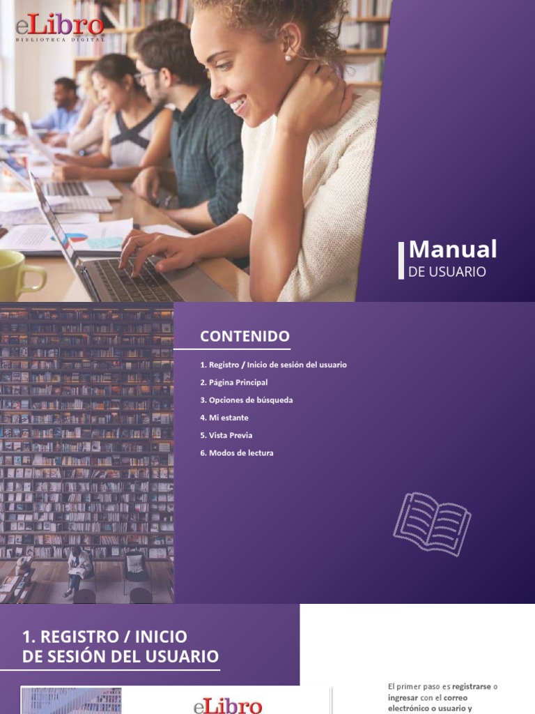 eLibro-Manual de Usuario 2022 | PDF | Aplicación movil | Software de la aplicacion