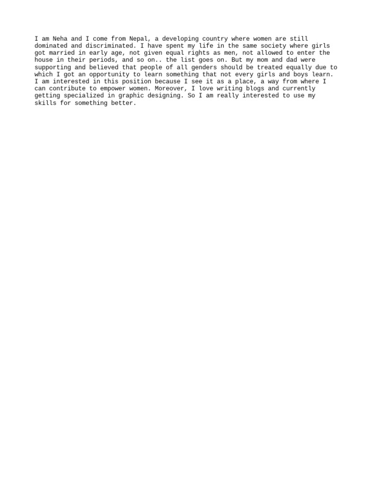 Women Empower Speech | PDF
