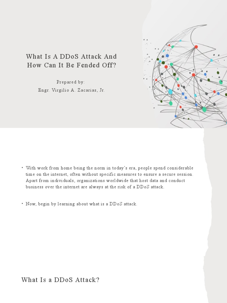 What Is A DDoS Attack and How Can It Be Fended Off | PDF | Denial Of ...