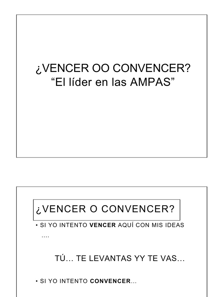 Vencer o Convencer: Claves del Debate | PDF | Humor | Liderazgo