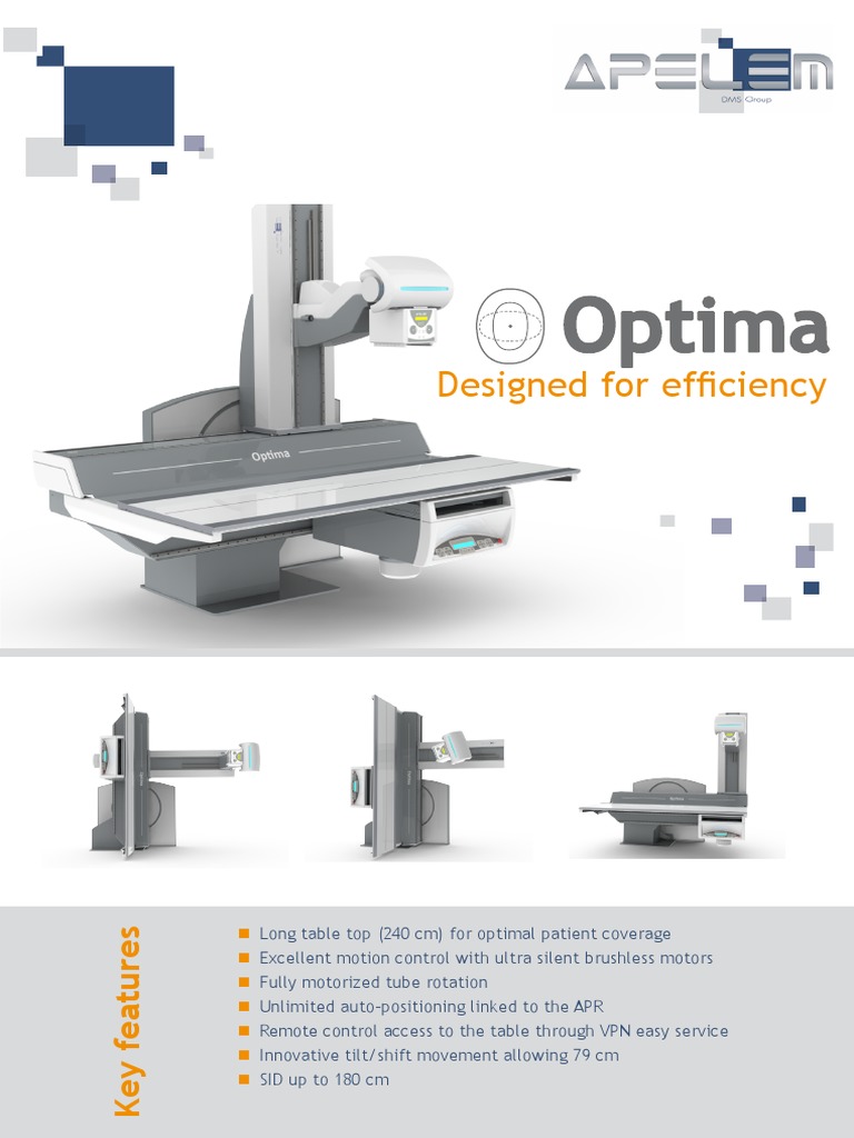 Optima Remote-Controlled X-Ray Table | PDF | Radiography | Electrical ...
