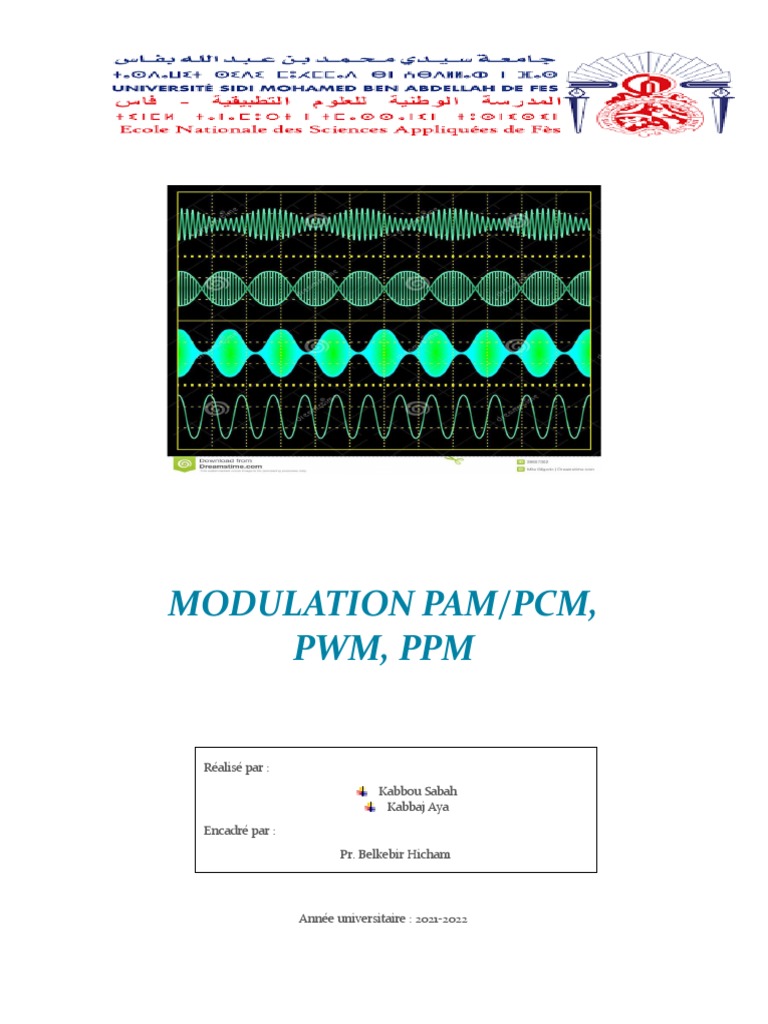 Modulation Pam - PCM - PWM - PPM | PDF | Modulation | Ingénierie informatique