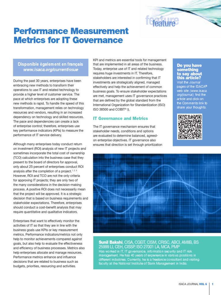 COBIT 5 - Performance-Measurement-Metrics-for-IT-Governance - Joa - Eng ...