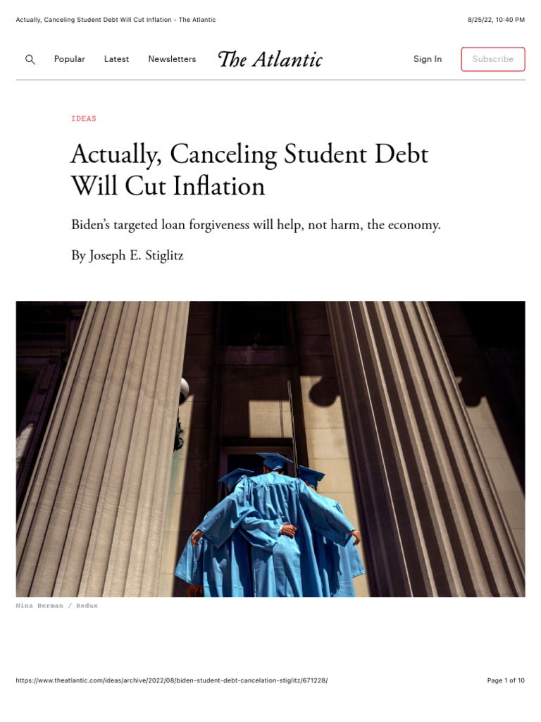 Student Debt & Inflaction | PDF | Student Debt | Student Loan