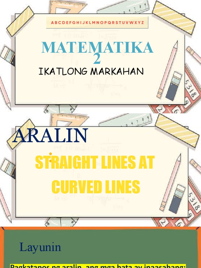 Math 3rd Quarter Straight and Curve Lines | PDF