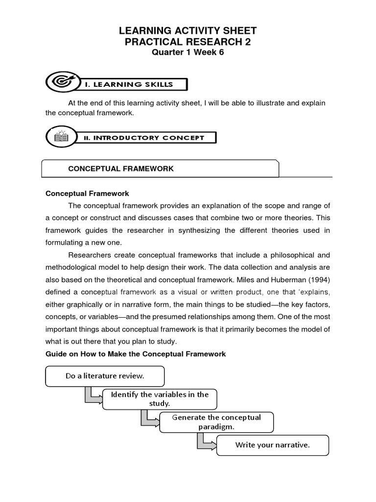 Learning Activity Sheet Practical Research 2: Quarter 1 Week 6 | PDF ...