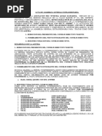 Modelo de Acta de Eleccion de Miembros de La Junta Directiva | PDF | Gobierno | Elecciones