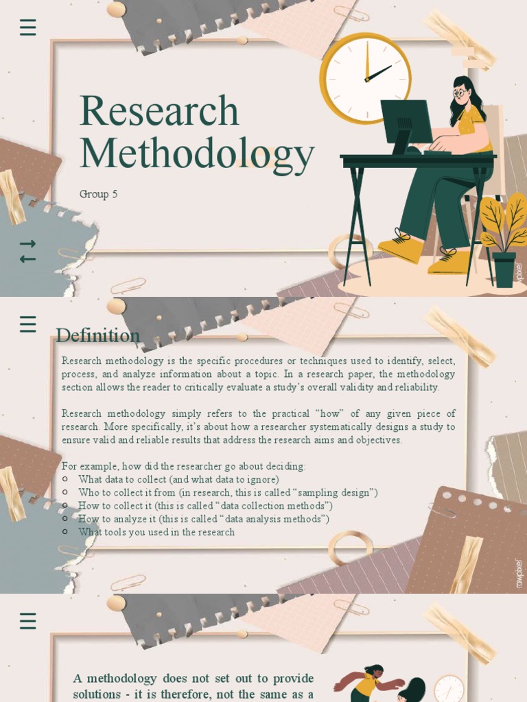 Research Methodology: Group 5 | PDF | Survey Methodology | Experiment