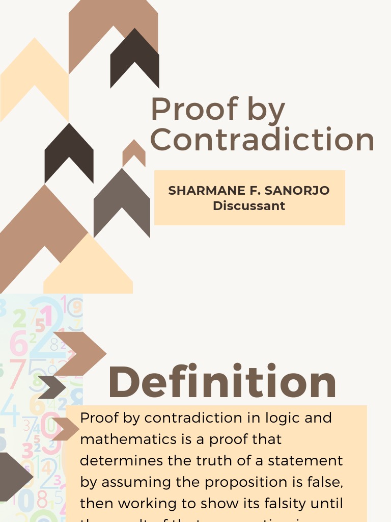 Proof by Contradiction | PDF
