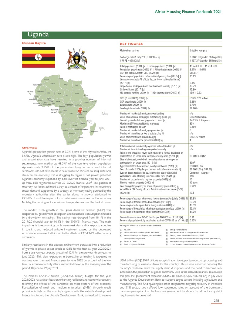 Uganda | PDF | Cost Of Living | Credit
