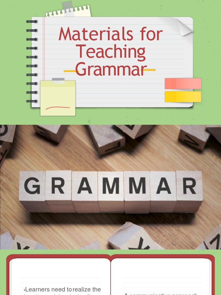 Teaching Grammar | PDF | Learning | Grammar