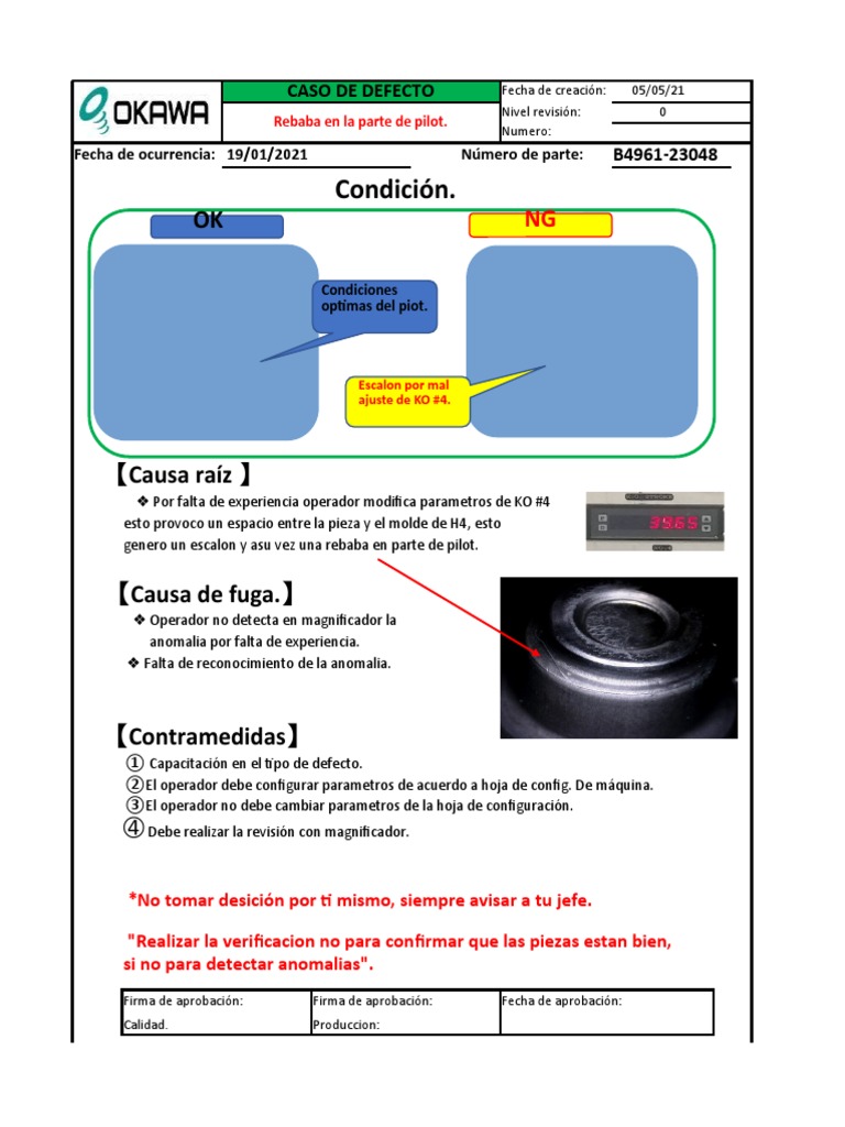Ayuda Visual Rebaba en Pilot. | PDF