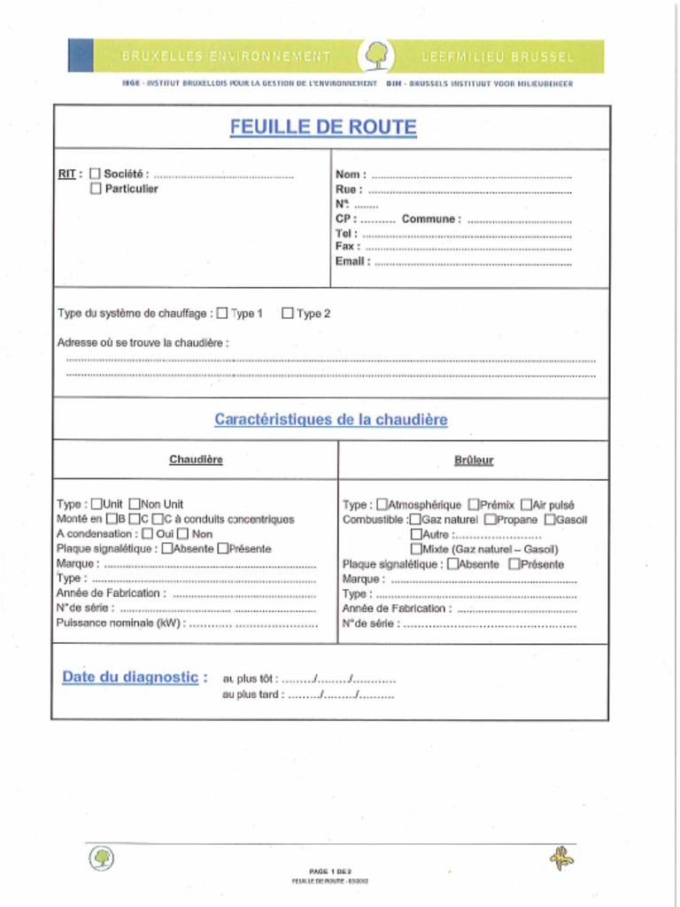 Feuille de Route- Version 03.12 | PDF