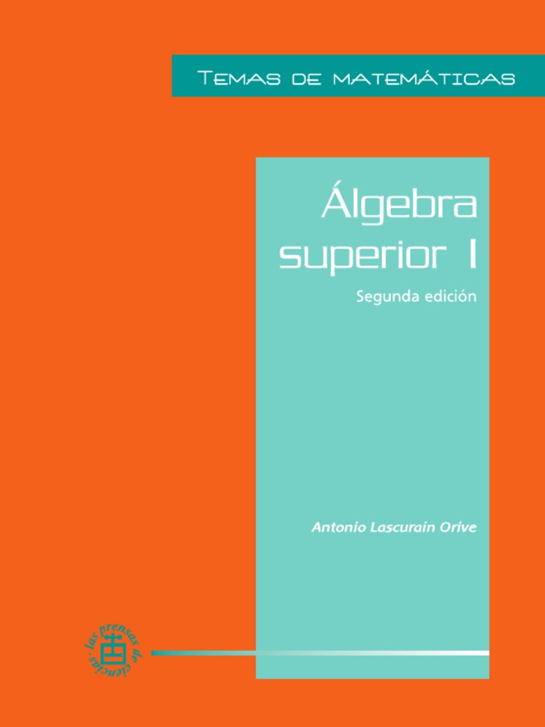 Álgebra Superior 1 - Lascurain | PDF | Función (Matemáticas) | Conjunto ...