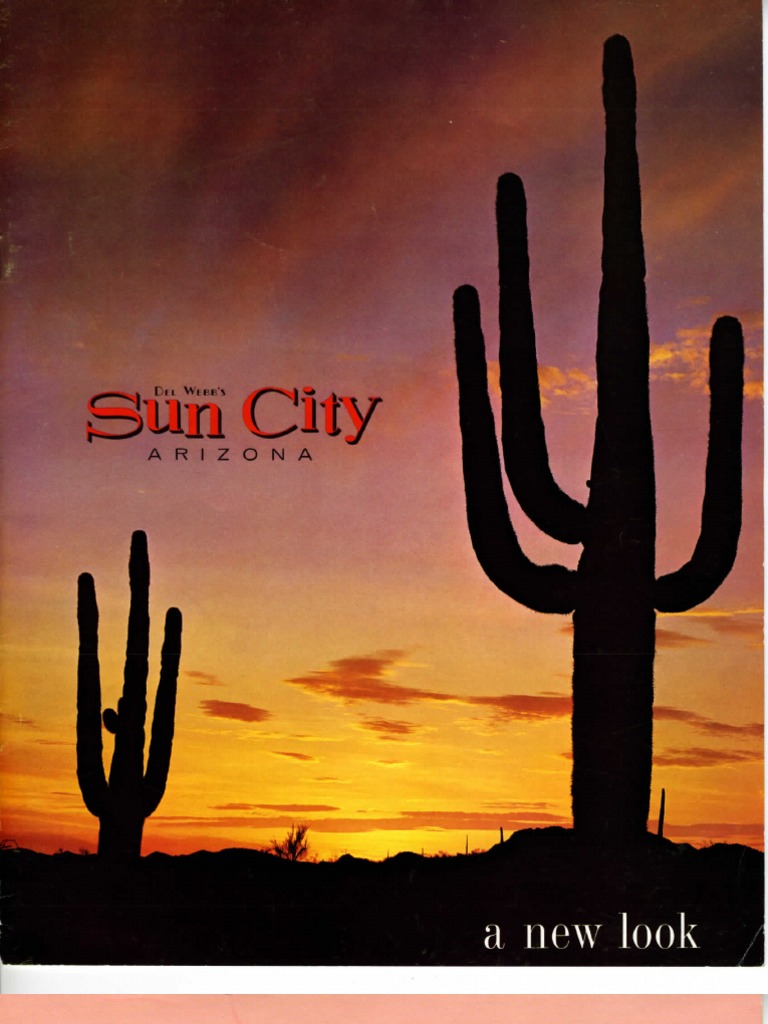 Sun City, AZ Marketing Brochure - Mid 1960's - "Del Webb's Sun City ...