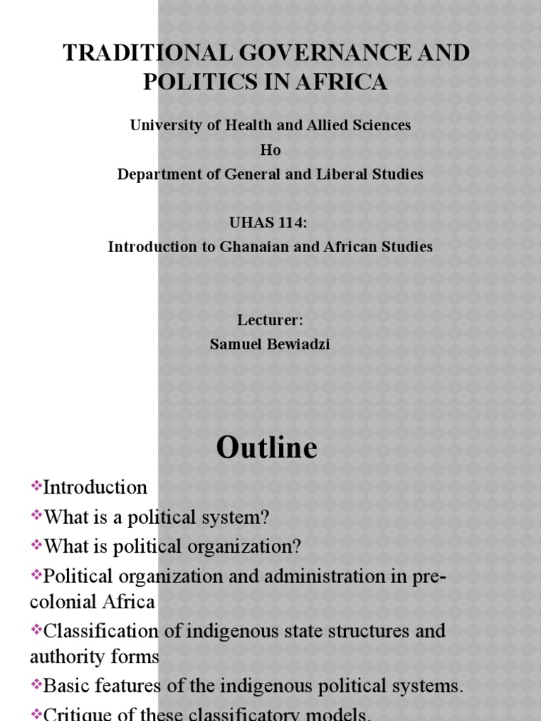 African Political Systems Study | PDF | Africa | Empire