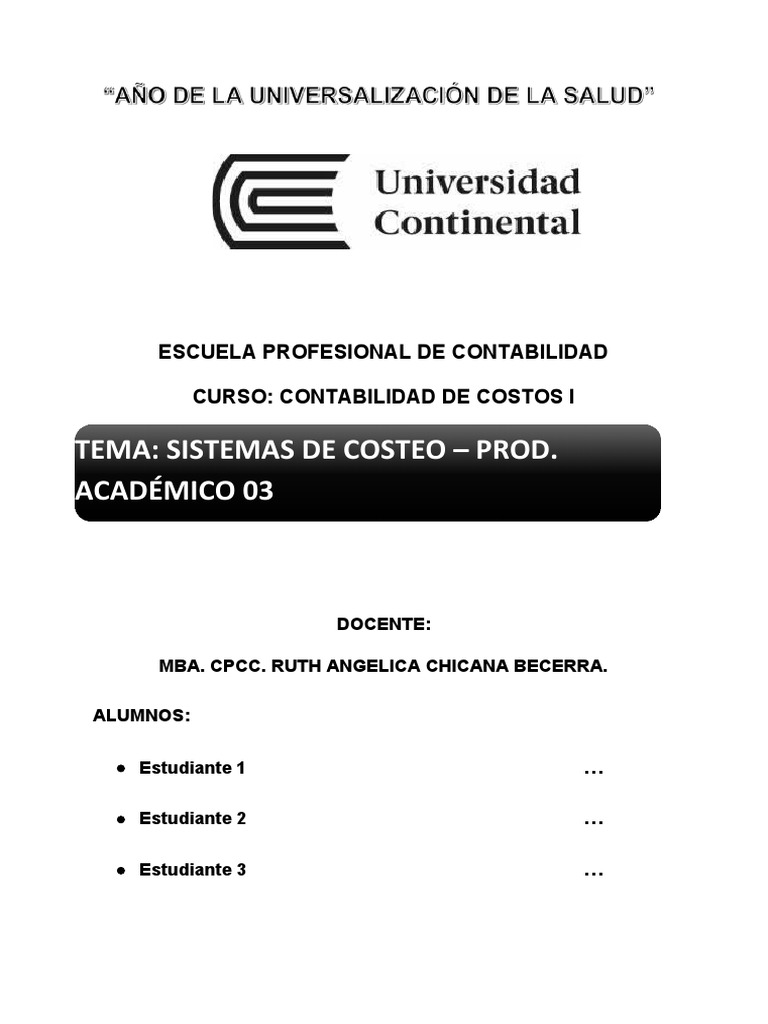 PA3 - Proyecto | PDF | Costo | café