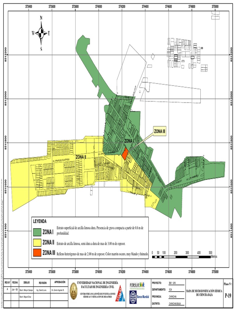 Mapa de Microzonificación Sísmica de Chincha Baja | PDF