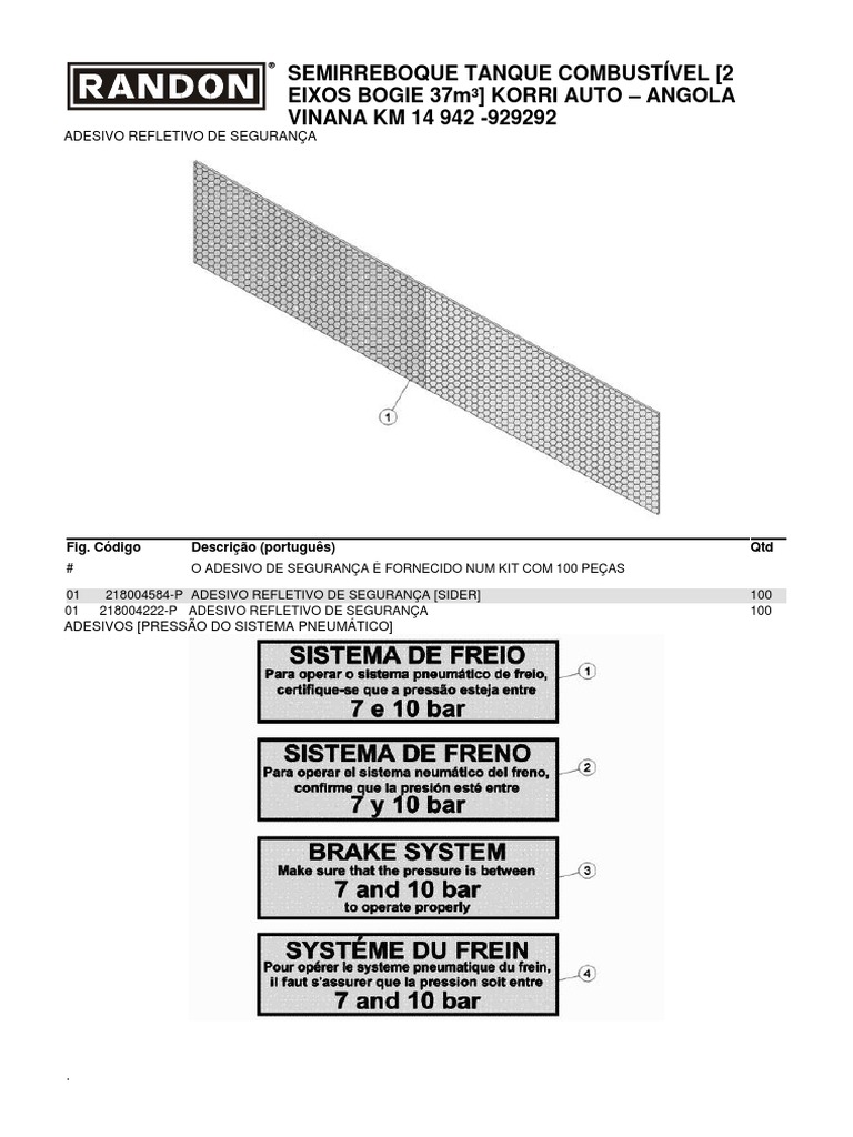 Catalogue Randon Tanker With Old Boggie Suspension KORRI AUTO 1 | PDF ...