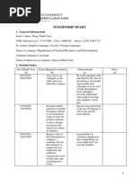 Internship Daily Report | PDF
