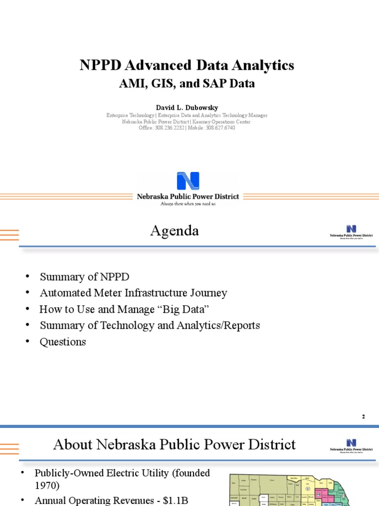 NPPD AMI Analytics Reporting Presentation LPPC CIO Meeting | PDF ...