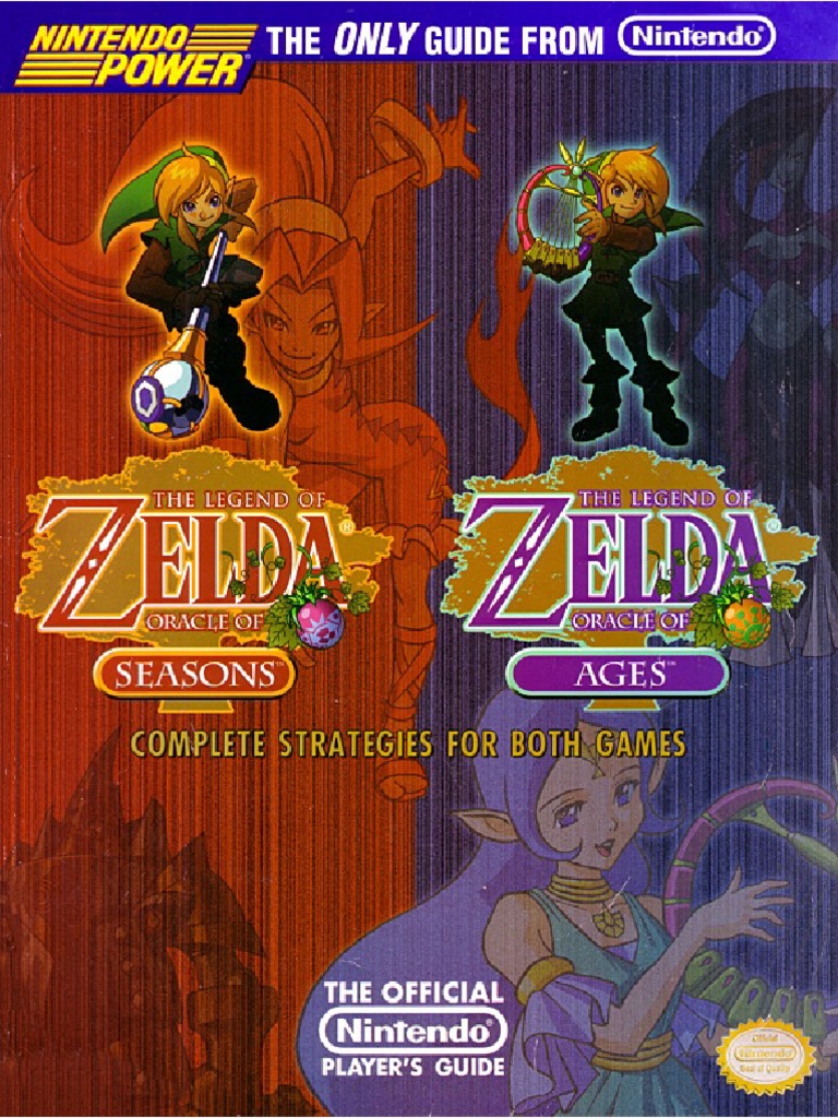 The Legend of Zelda Oracle of Ages & Oracle of Seasons Nintendo Player ...