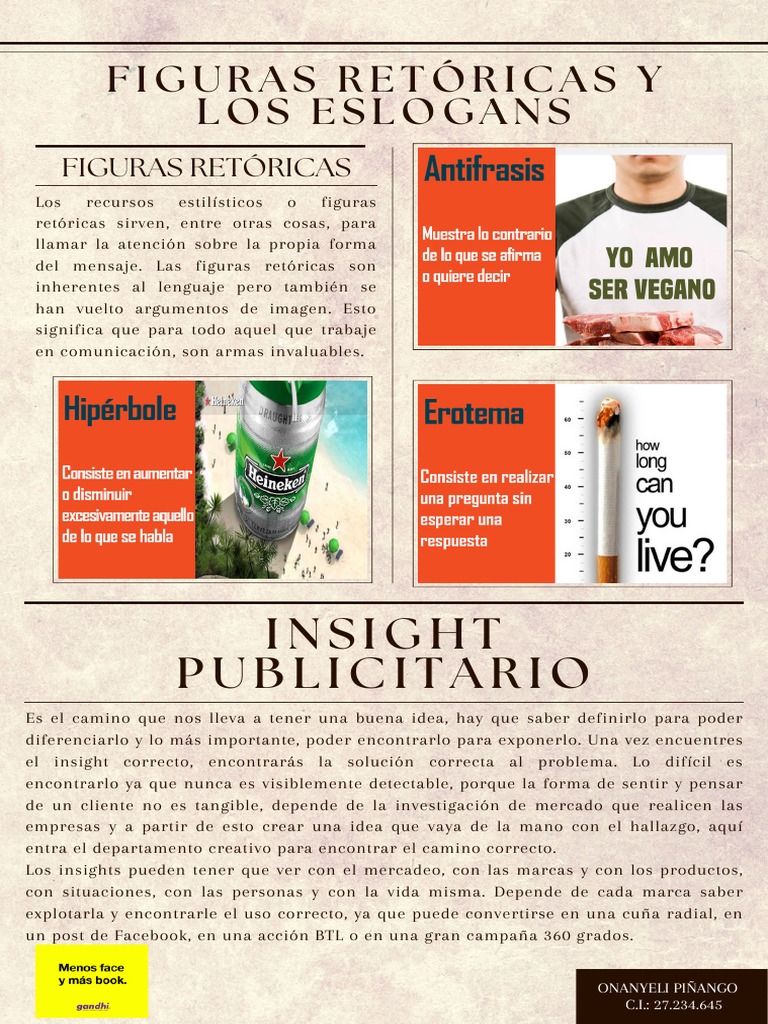 Figuras Retóricas Y Los Slogans Insight Publicitario Pdf