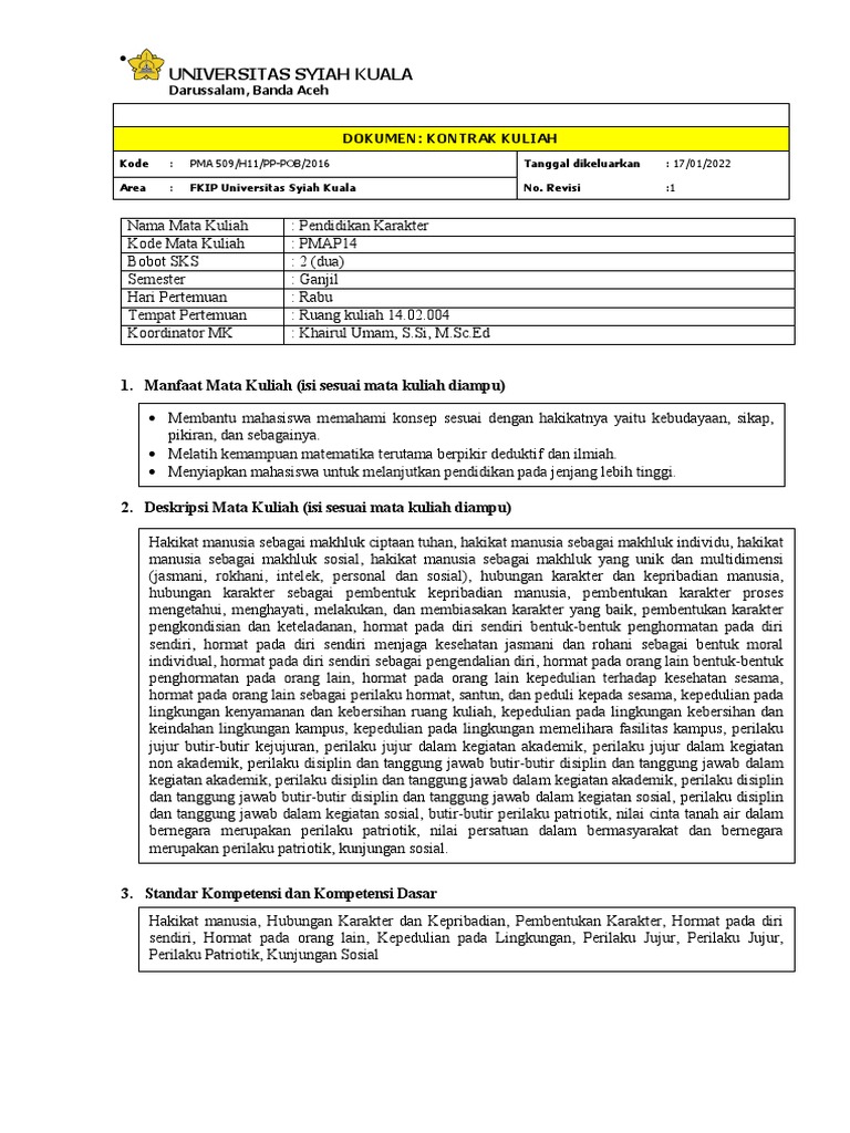 Kon Trak Karak Ter 2022 | PDF
