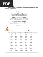 Assonance Worksheet | PDF | Linguistics | Poetry