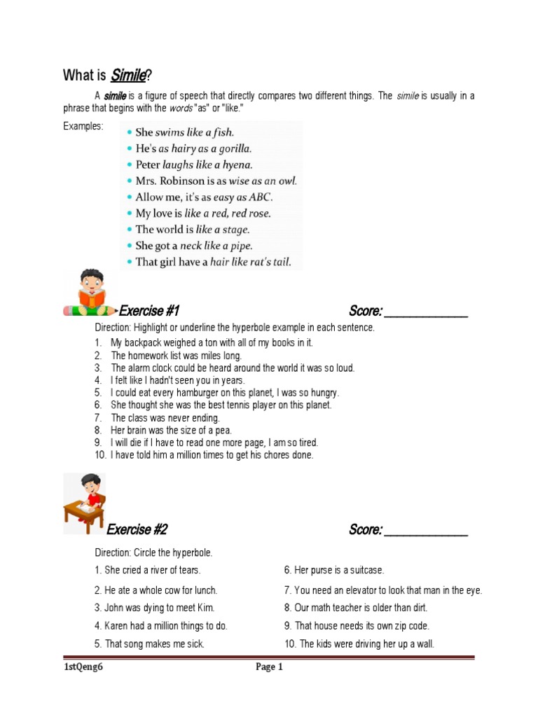 Exploring Figurative Language: A Guide to Understanding Similes ...