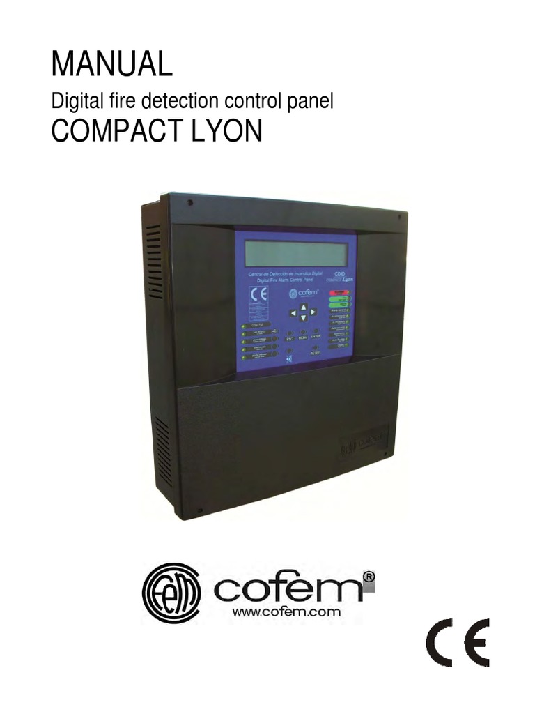 Compact Lyon Fire Panel Manual | PDF | Relay | Sensor