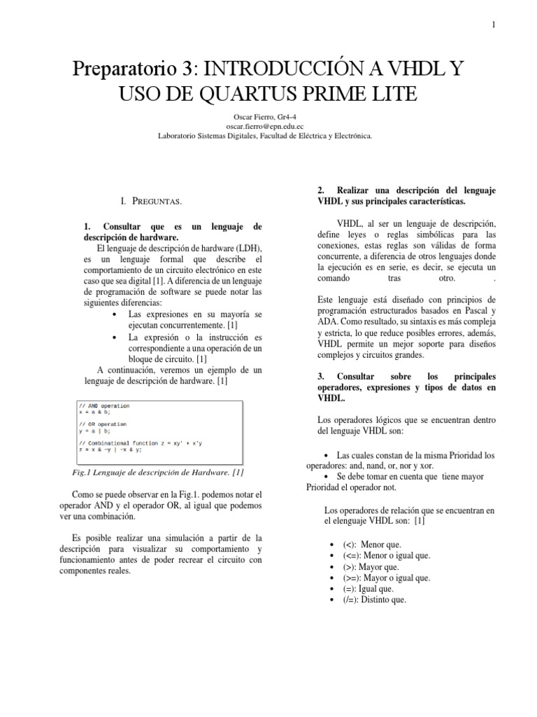 SD Gr4-4 PREPARATORIO3 | PDF | Vhdl | Lenguaje de programación