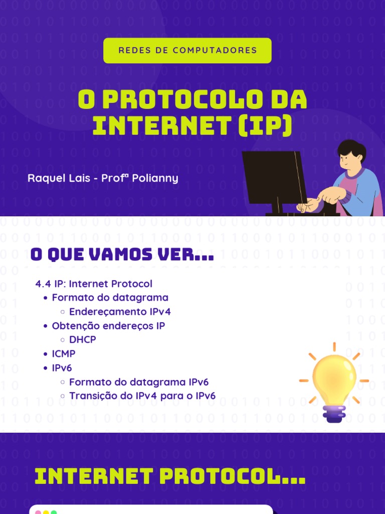 O Protocolo da Internet (ip) | PDF | I Pv6 | Endereço de IP