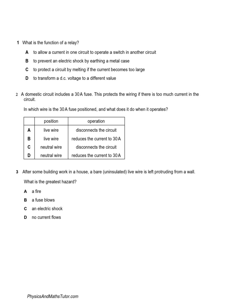 Ilovepdf Merged | PDF | Fuse (Electrical) | Series And Parallel Circuits