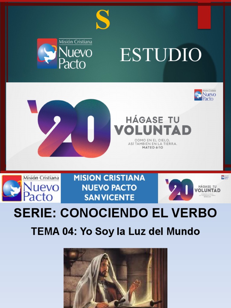 Tema 07 - Yo Soy La Luz Del Mundo | PDF | Dios | Moisés