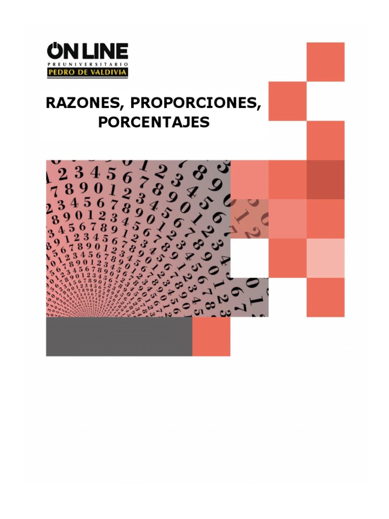 Razones, Proporciones y Porcentajes | PDF | Matemáticas | Objetos ...