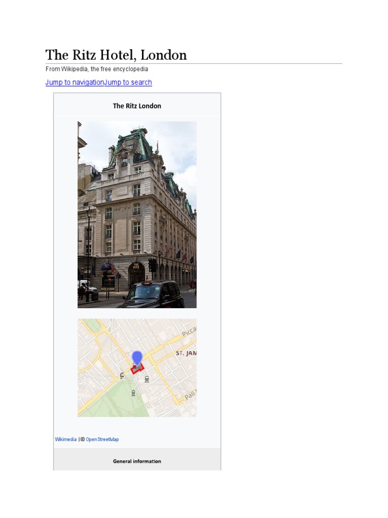 The Ritz | PDF | Buildings And Structures