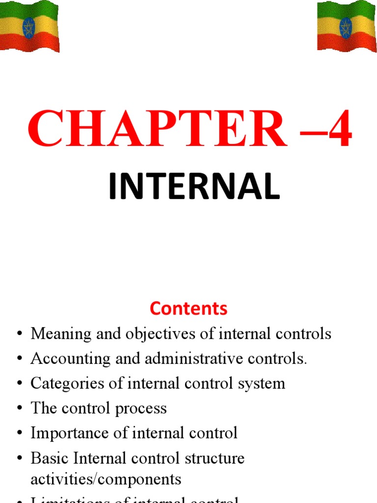 Chapter 4 - Internal Control | PDF | Internal Control | Risk