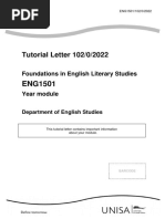 ENG1501 Assignment 3 UNISA 2022: Marius Regardt Nel Student Number ...