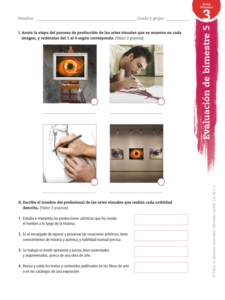Examen Bloque 5 Artes 3 | PDF | Museo | Las artes