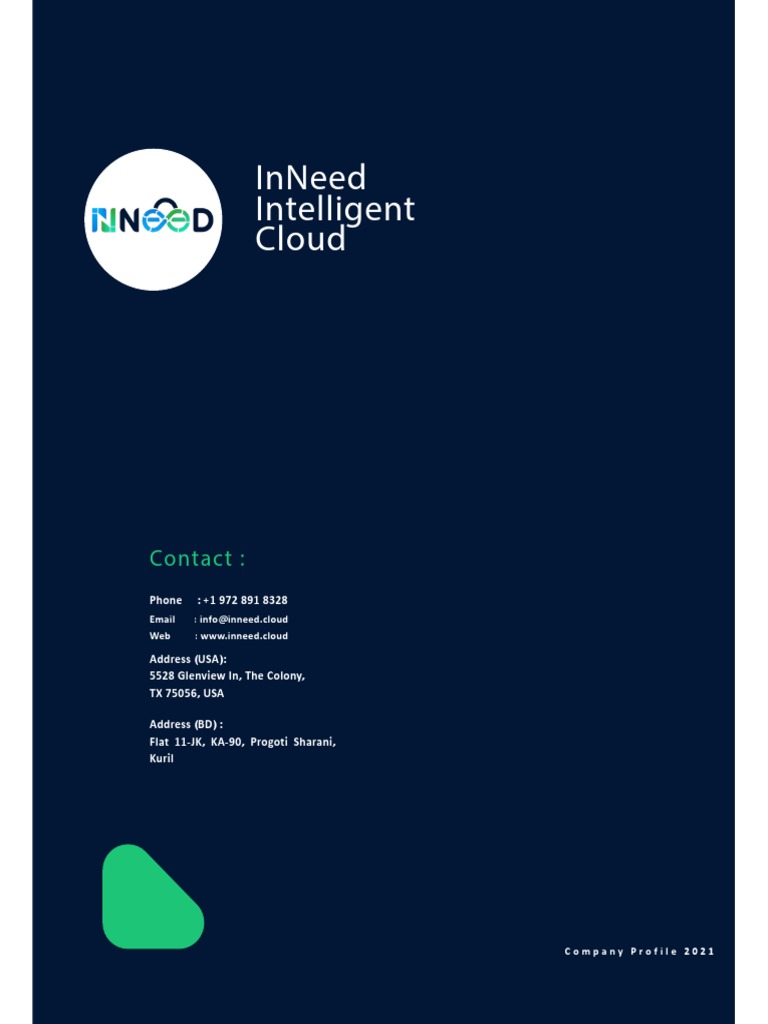 Inneed Intelligent Cloud: Contact | PDF | Agile Software Development | Software Development Process