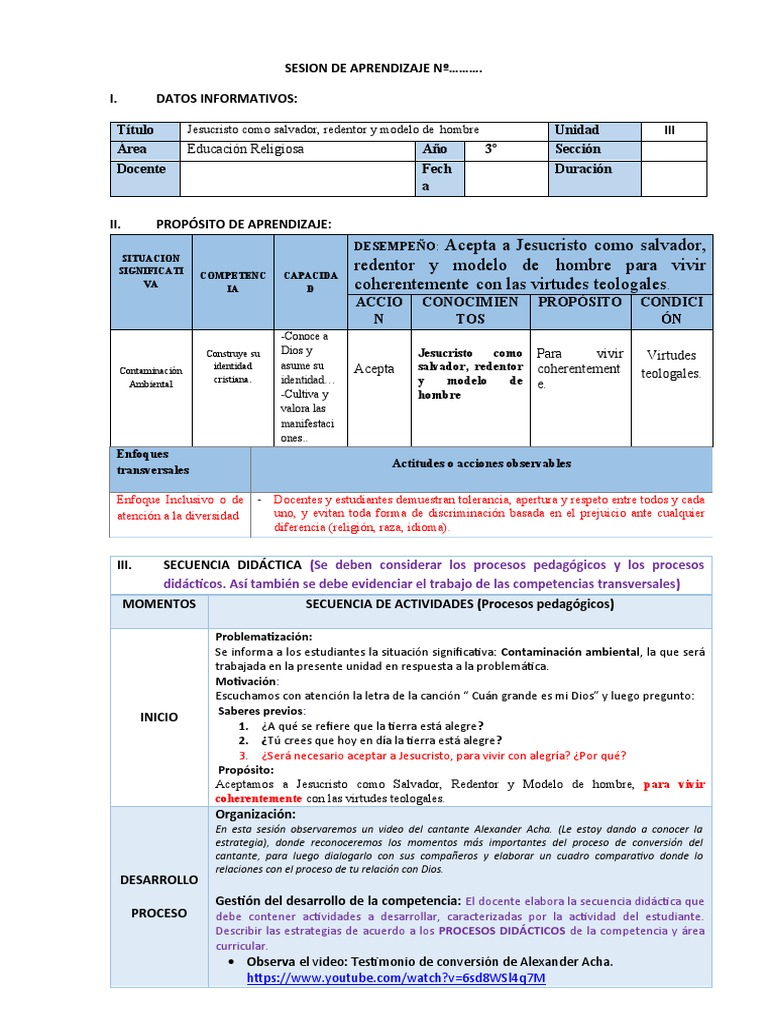 Jesucristo: Modelo y Redentor en Educación | PDF | Evaluación | Jesús